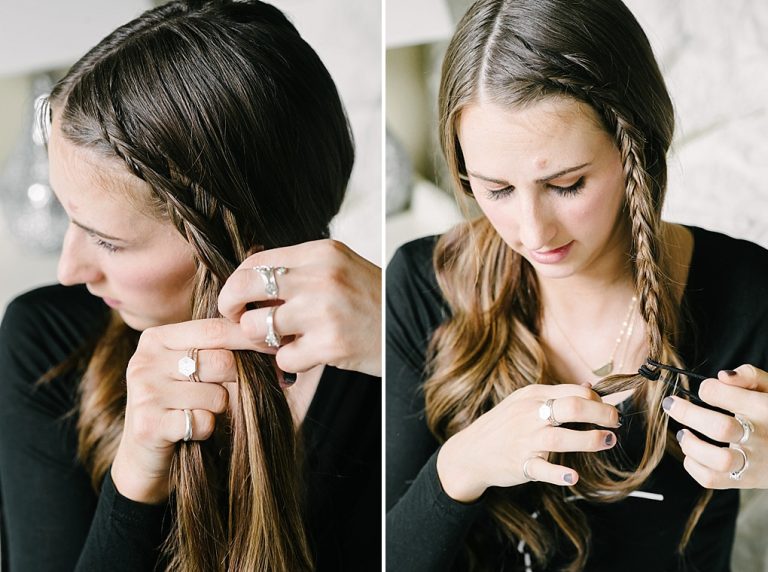 DOUBLE BRAID HAIRSTYLE TUTORIAL - Dani Marie Blog