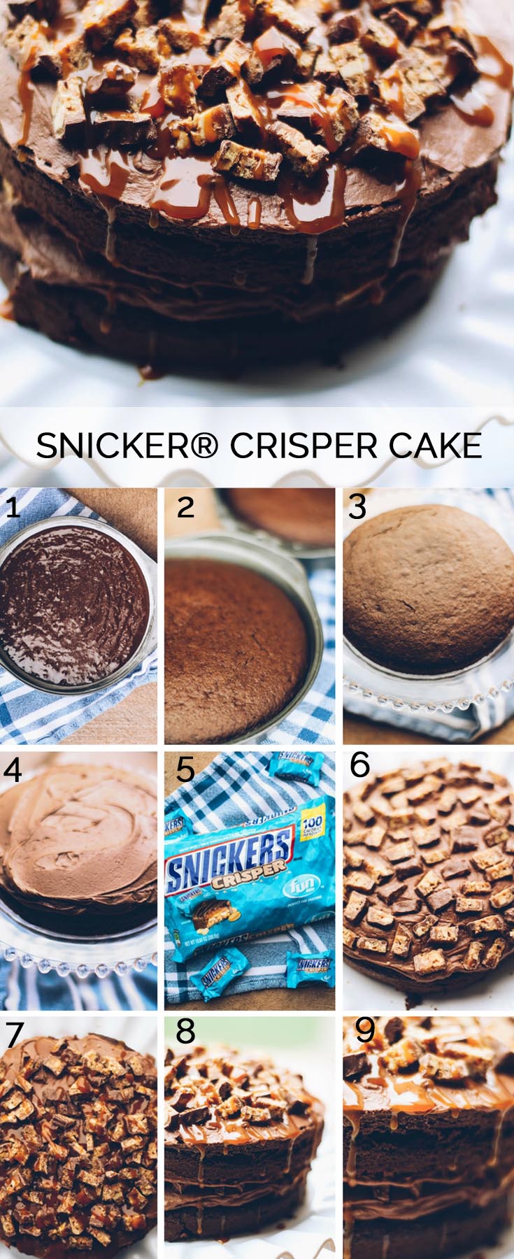 SNICKERS® CRISPER CAKE - Dani Marie Blog